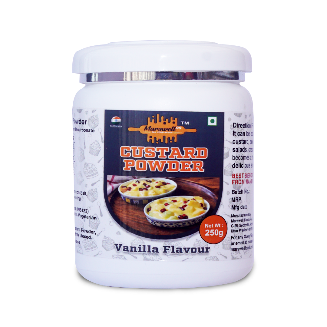 Marswell99 Custard Powder Vanilla Flavour | 250gm